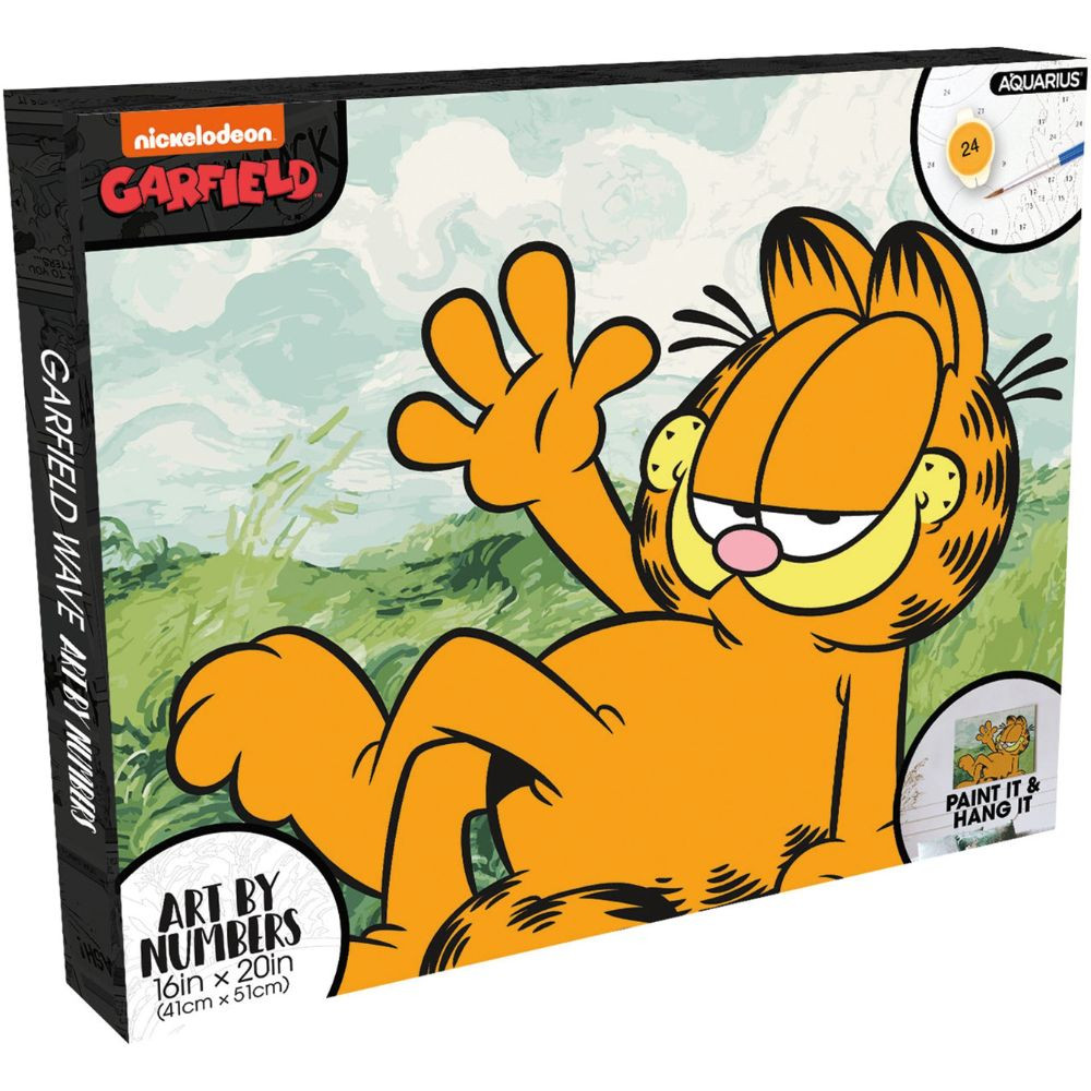 Garfield Art by Numbers - RetroFestive.ca