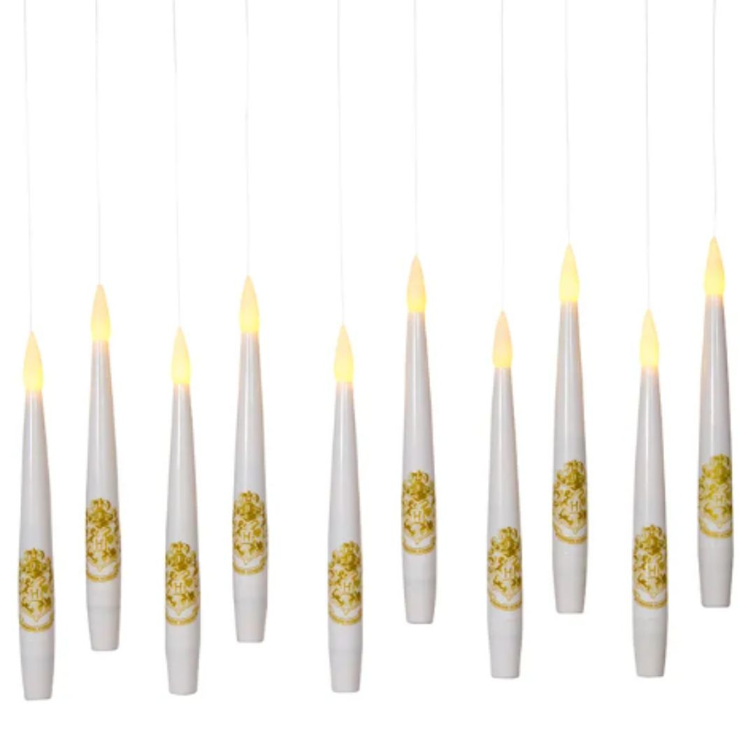 Harry Potter Set of 10 Floating Candles with Wand Remote - RetroFestive.ca