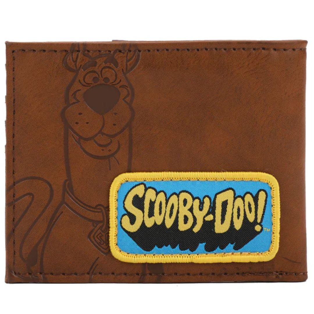 Scooby Doo Blue and Brown Logo Bi-Fold Wallet - RetroFestive.ca