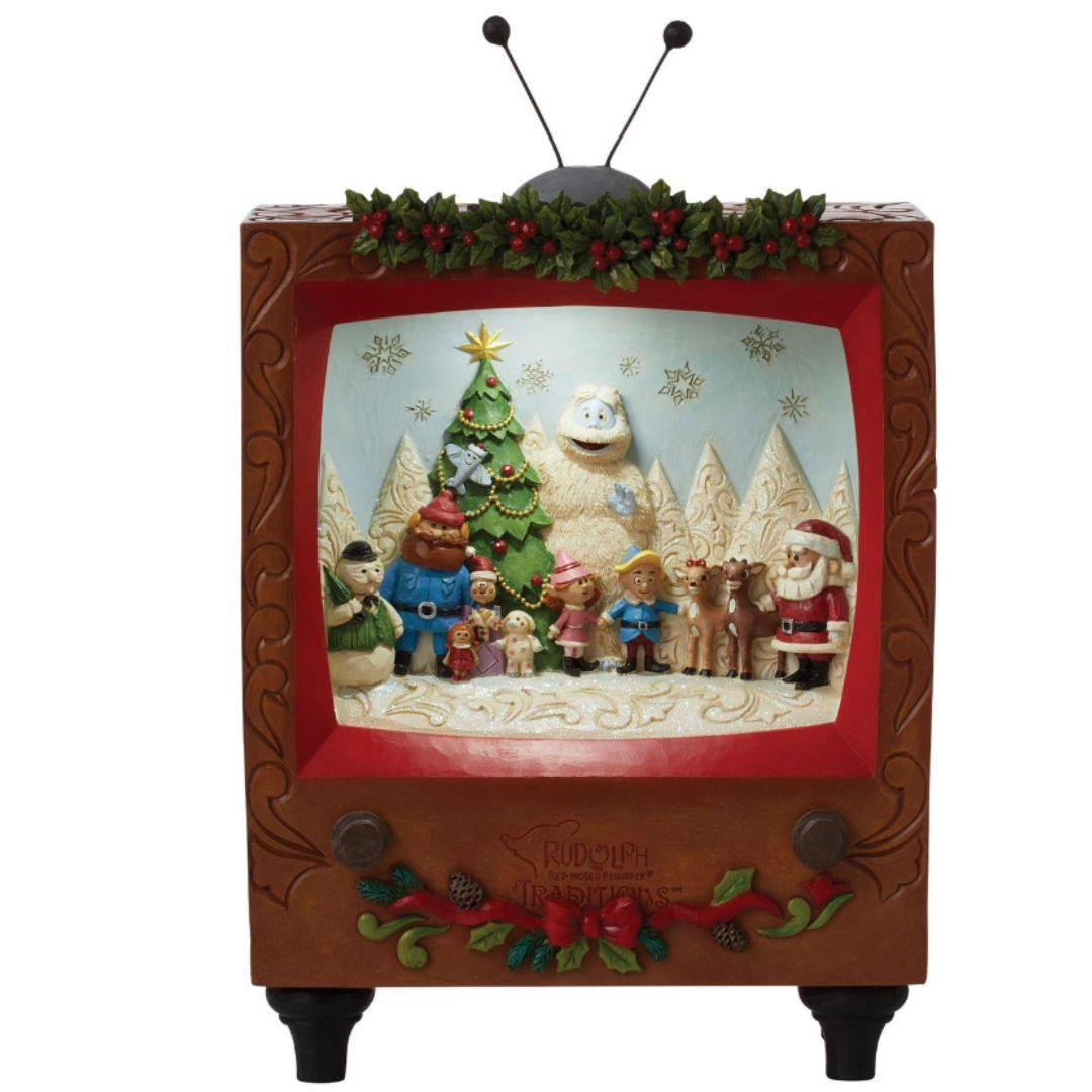 Rudolph LED Diorama TV Scene by Jim Shore - RetroFestive.ca