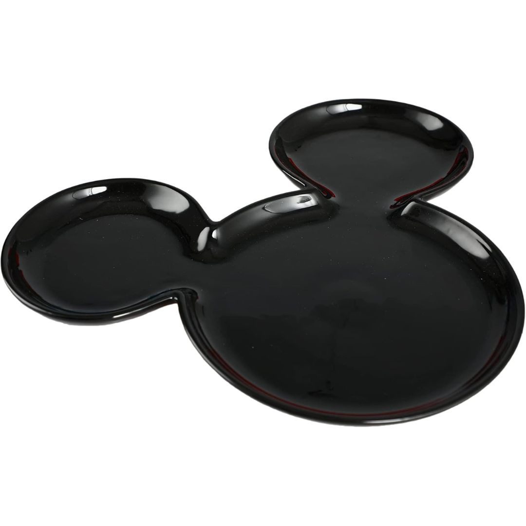 Disney Mickey Mouse Shaped 12 Inch Ceramic Plates - SET OF 2 ...