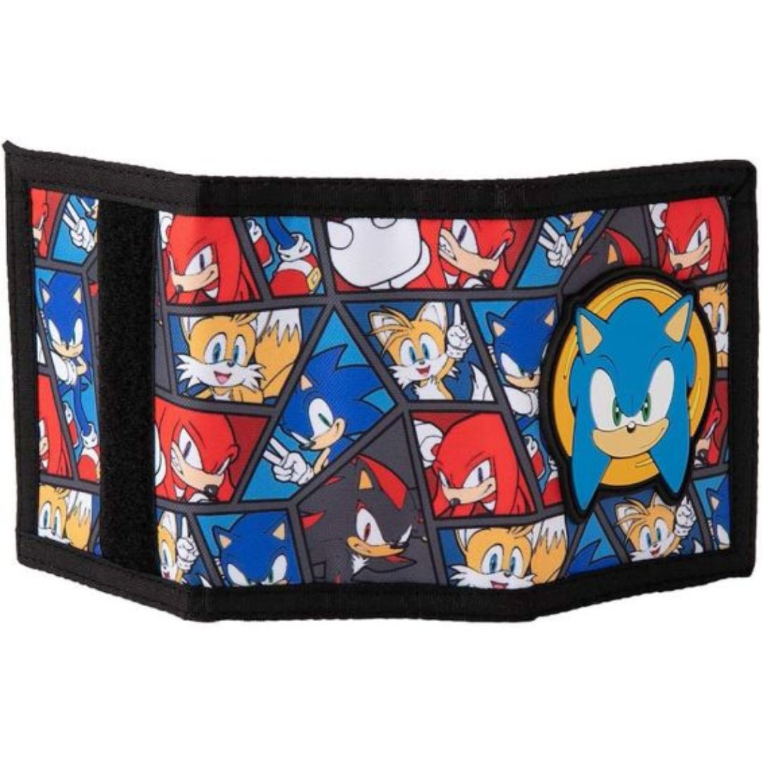 Sonic the Hedgehog Kids Tri-fold Wallet - RetroFestive.ca