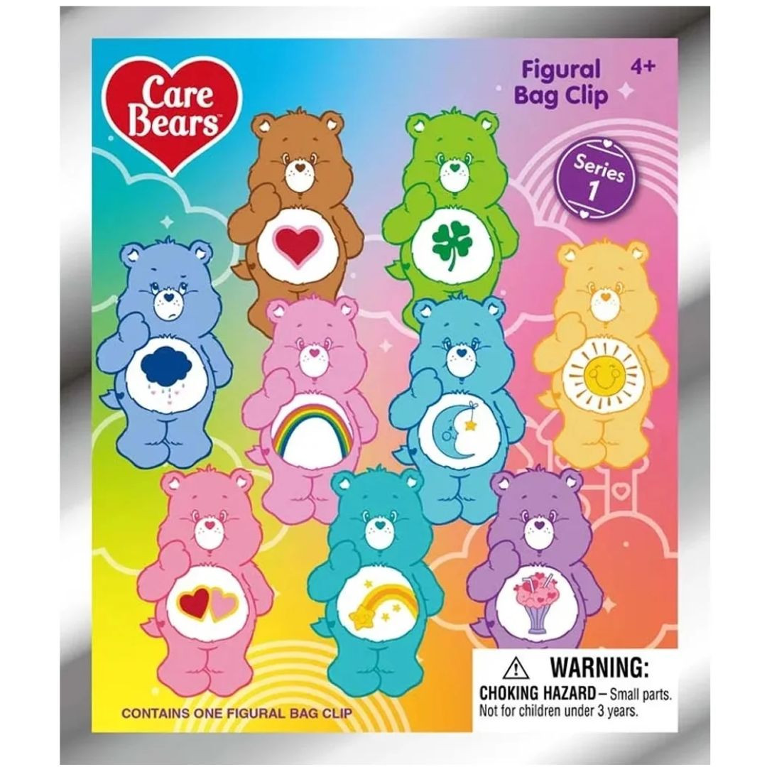 Care Bears 3D Foam Bag Clip - Series 1 - RetroFestive.ca