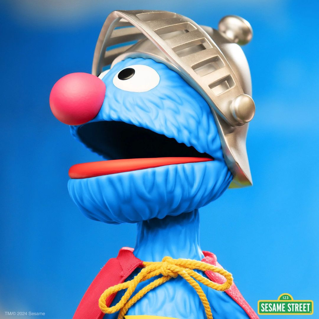 SuperSize Sesame Street 17" Super Grover Figure by Super7 - RetroFestive.ca