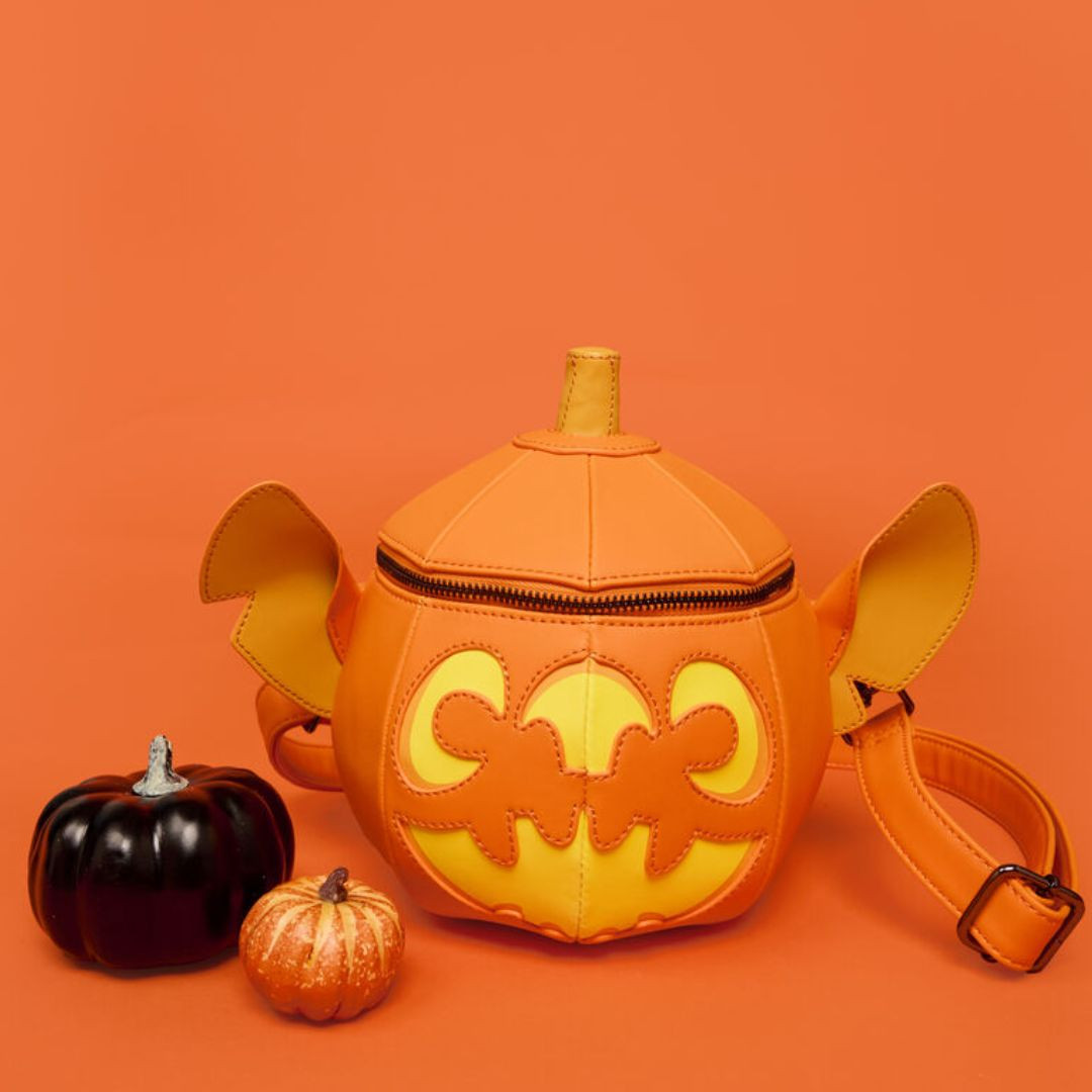 Disney Stitch Pumpkin Head Glow Crossbody Bag by Loungefly ...