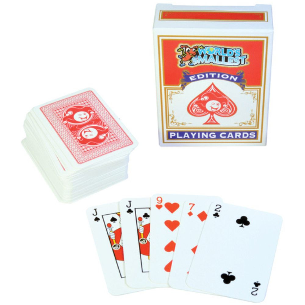 World's Smallest - Playing Cards - RetroFestive.ca