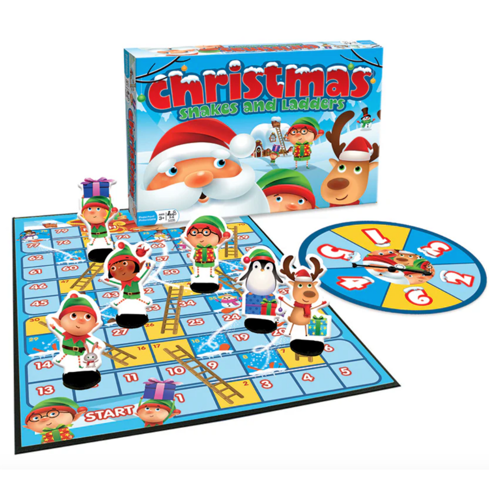 Christmas Snakes and Ladders Canada | RetroFestive.ca
