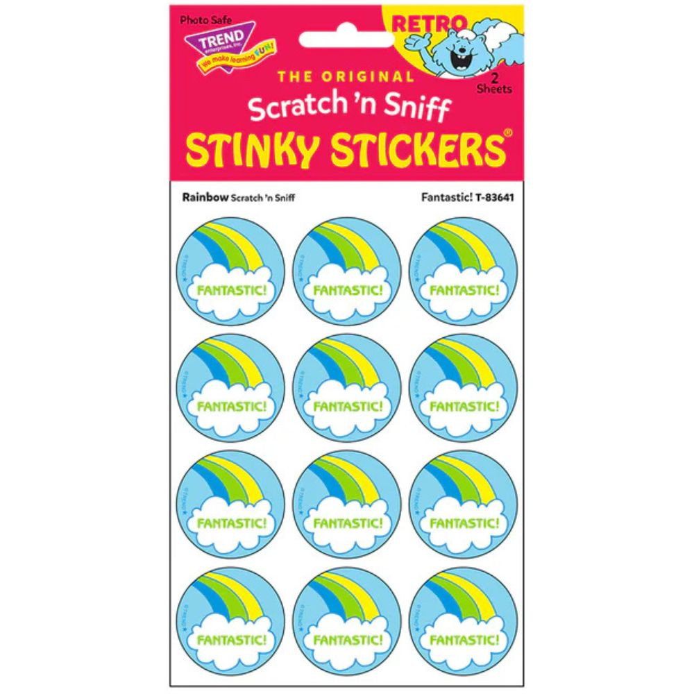 Fantastic! - Rainbow Scent Retro Scratch 'n Sniff Stickers ...