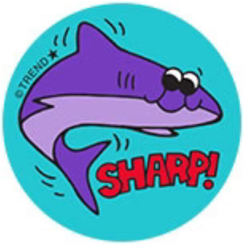 Sharp! - Ocean Scent Retro Scratch 'n Sniff Stickers - RetroFestive.ca