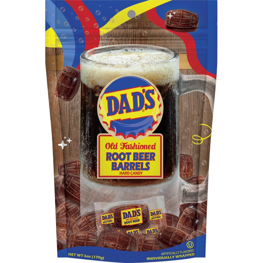 Dad’s Root Beer Hard Candy Barrels - RetroFestive.ca
