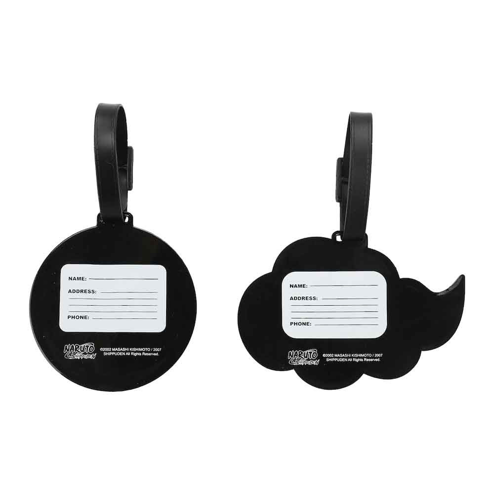 Naruto - Molded Rubber Luggage Tag 2 Pack Canada | RetroFestive.ca