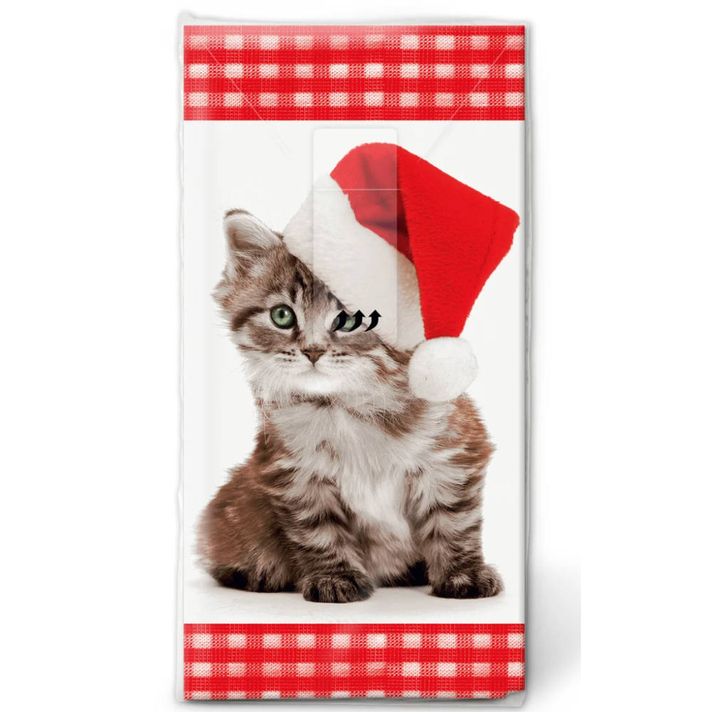 Santa Kitty Tissues Canada | RetroFestive.ca