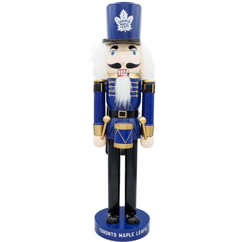 Toronto Maple Leafs 14" Nutcracker Canada | RetroFestive.ca
