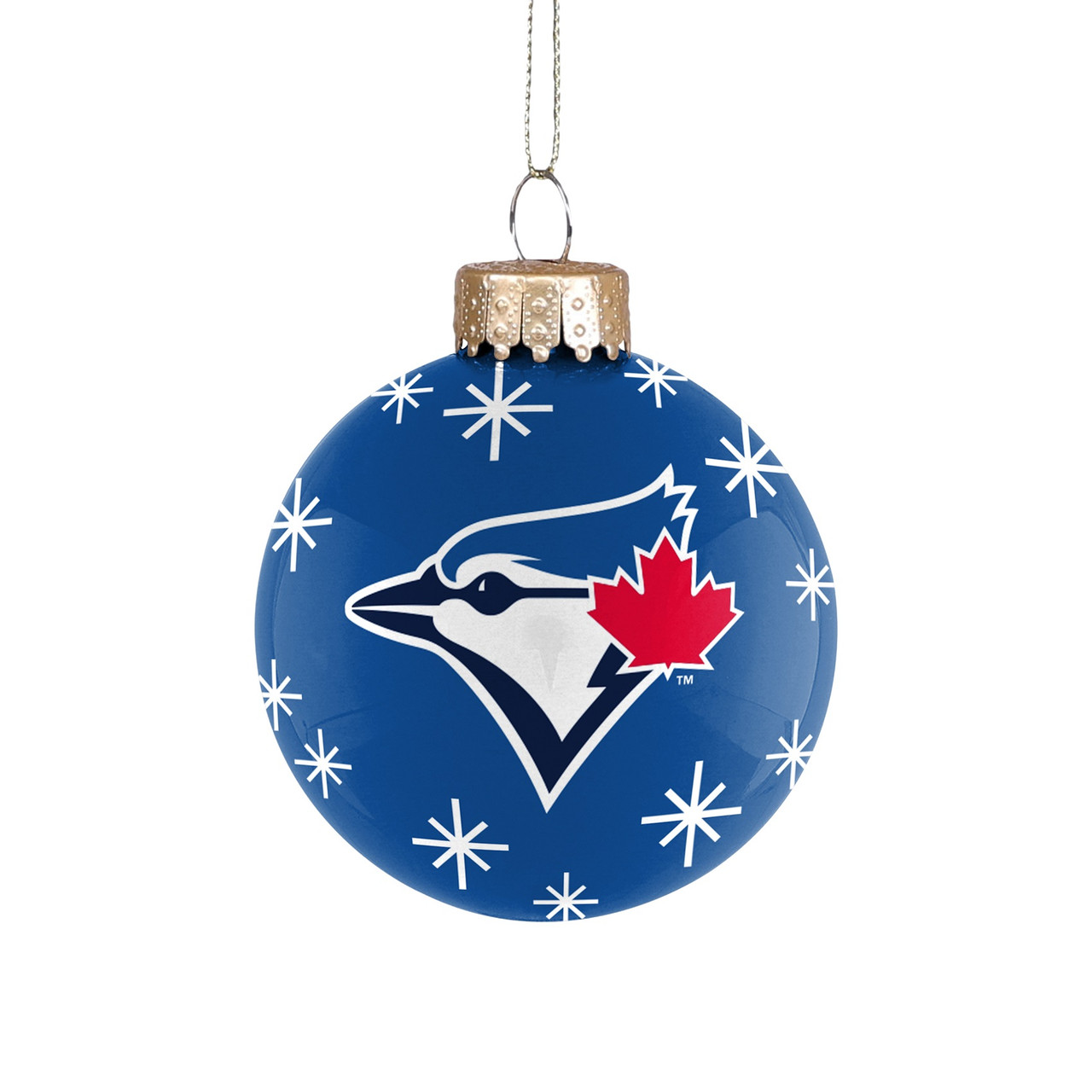Toronto Blue Jays MLB Glass Ball Ornament Canada | RetroFestive.ca