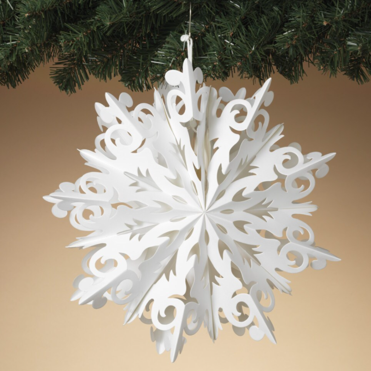 11" Paper Snowflake Ornament Canada | RetroFestive.ca