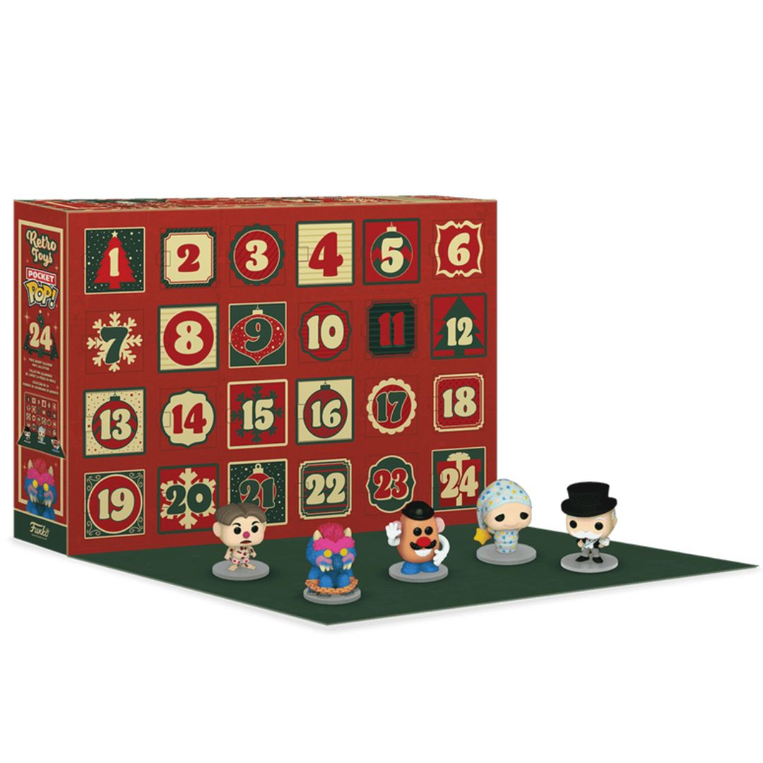 Funko Pop! Retro Toys 24-Day Advent Calendar, 24 Vinyl Figures ...