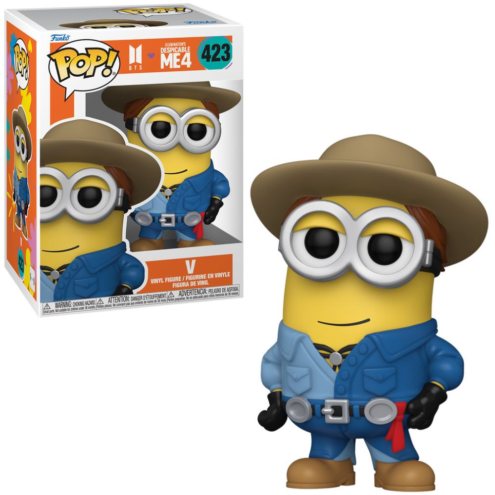 Pop! Movies: Despicable Me 4 x BTS - V Minion - RetroFestive.ca