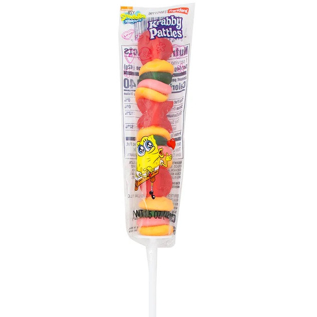 Spongebob Krabby Pattie Kabob