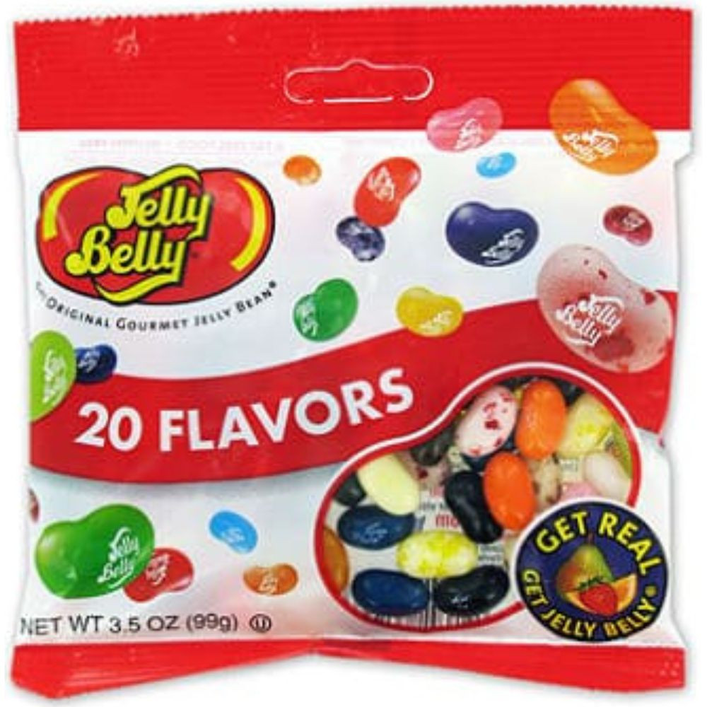 Jelly Belly Original 20-Flavour Peg Bag - RetroFestive.ca