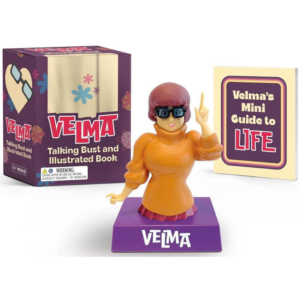 Velma Talking Bust and Illustrated Book Mini Kit - RetroFestive.ca