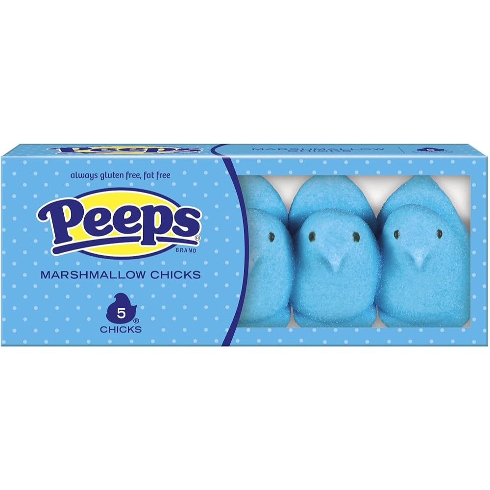 Peeps Marshmallow Chicks - 5-Pack (Blue) - RetroFestive.ca