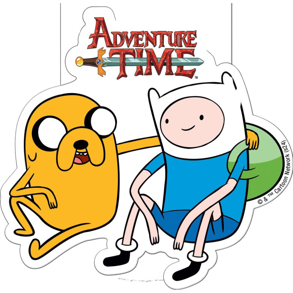 Adventure Time Finn And Jake Die Cut Sticker - RetroFestive.ca