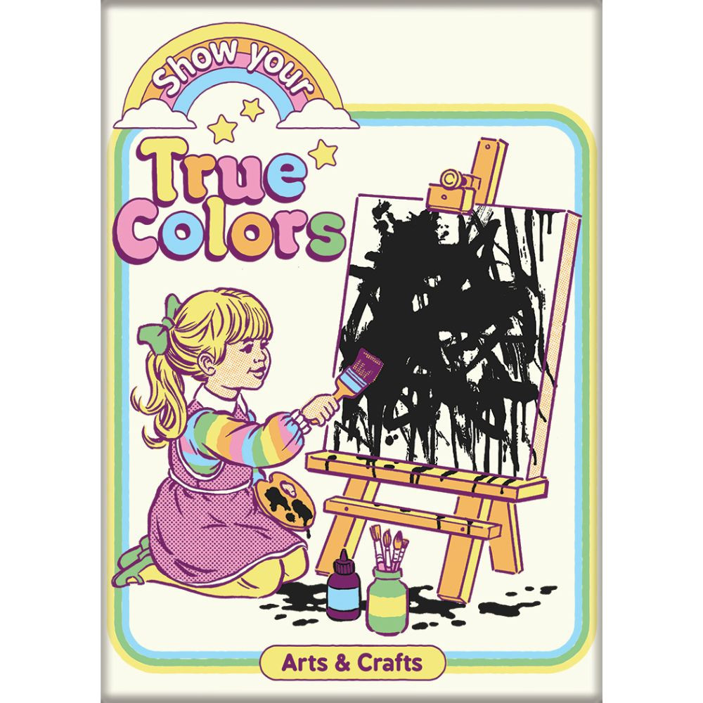 Show Your True Colors Steven Rhodes Flat Fridge Magnet - RetroFestive.ca