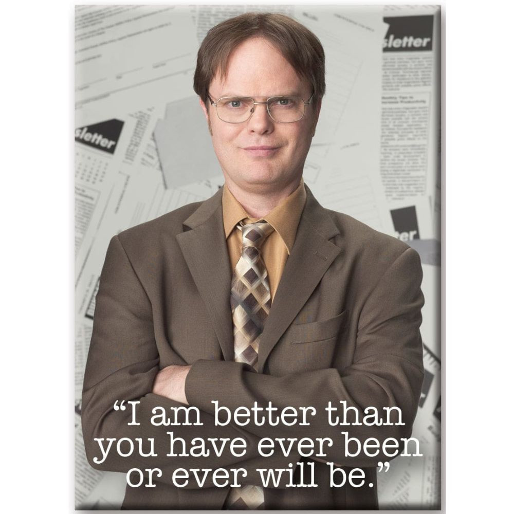 The Office - Dwight Schrute Flat Fridge Magnet - RetroFestive.ca