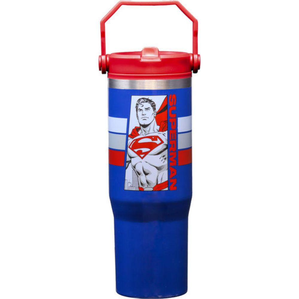 Superman 30-Ounce Stainless Steel Water Bottle - RetroFestive.ca