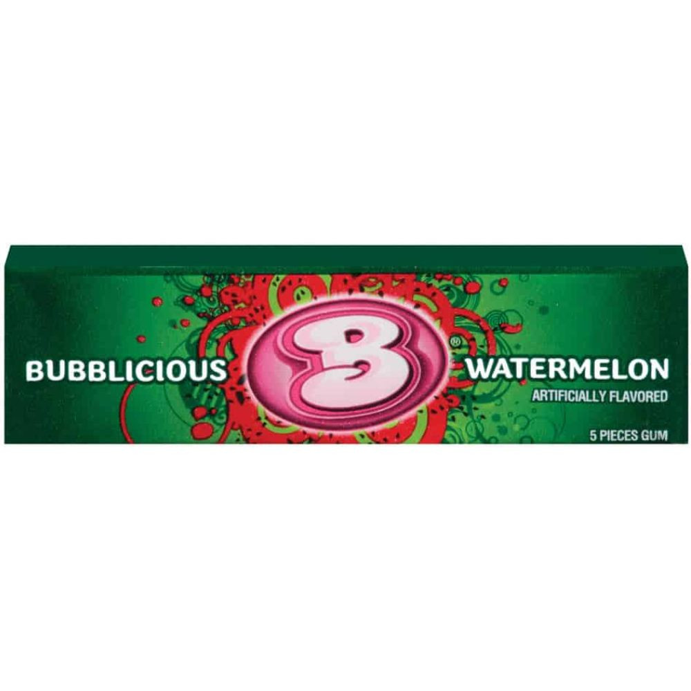 Bubblicious Watermelon Wave Bubble Gum - RetroFestive.ca
