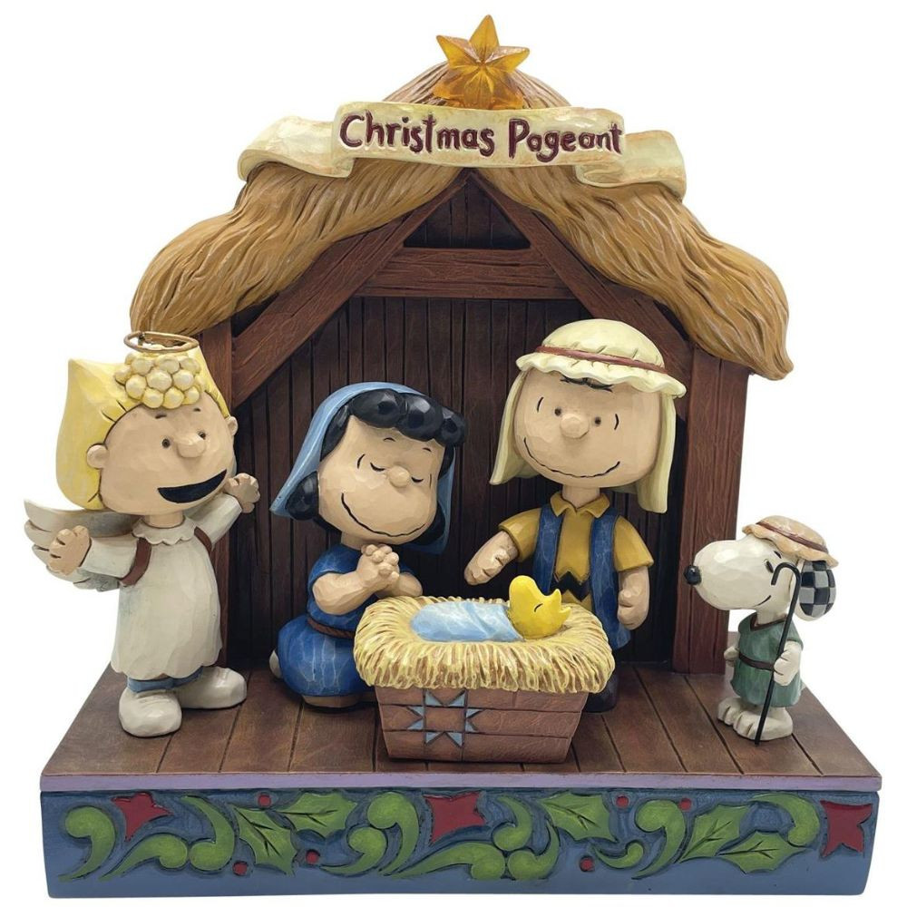 Peanuts Christmas Pageant LED Figure by Jim Shore - RetroFestive.ca