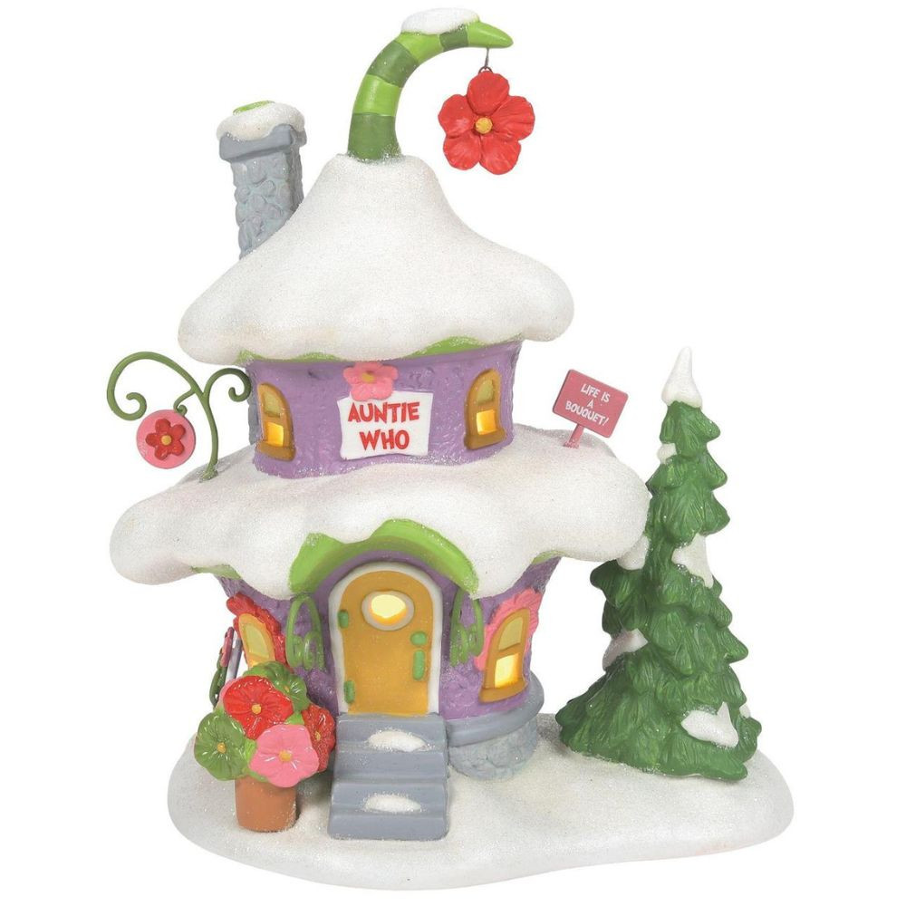 Grinch Christmas Village DEPARTMENT 56 6003319 Flue Who's Fireplace