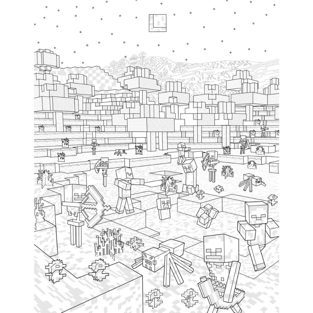 The Official Minecraft Coloring Book - RetroFestive.ca