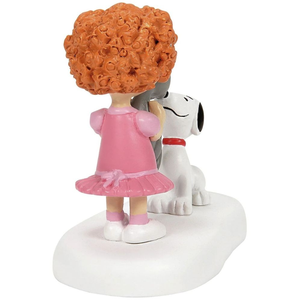 Frieda and Faron Meet Snoopy - Department 56 Peanuts Village ...