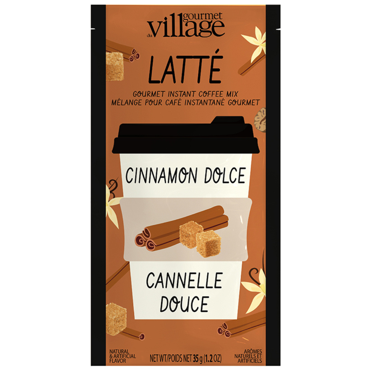 Cinnamon Dolce Latte Instant Coffee Packet - Gourmet Village