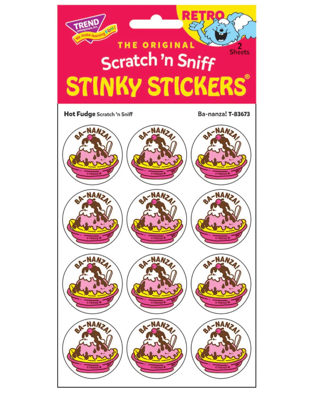 Ba-nanza! - Hot Fudge Scent Retro Scratch 'n Sniff Stinky Stickers ...