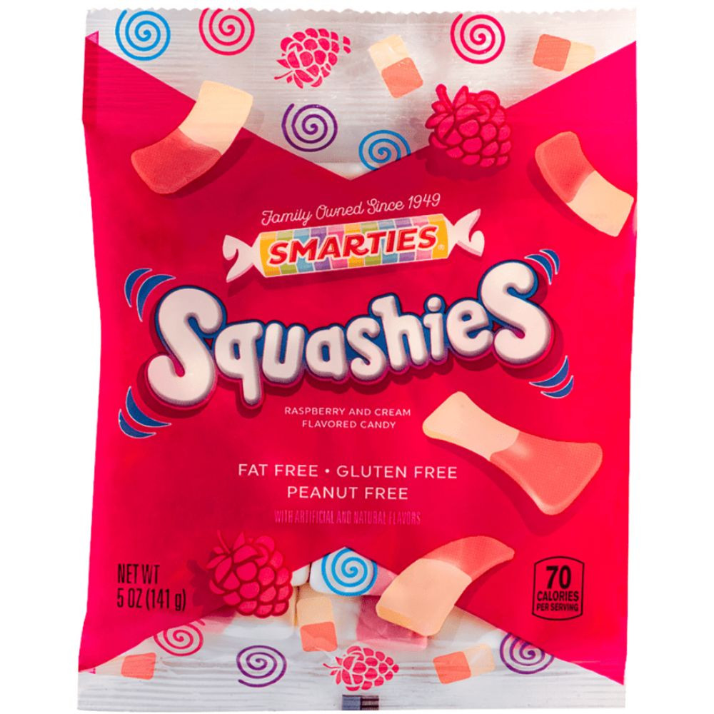 Smarties Raspberry & Cream Squashies - British Import - RetroFestive.ca