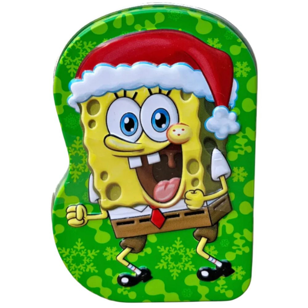 Spongebob Let's Shellebrate Candies in Tin - RetroFestive.ca