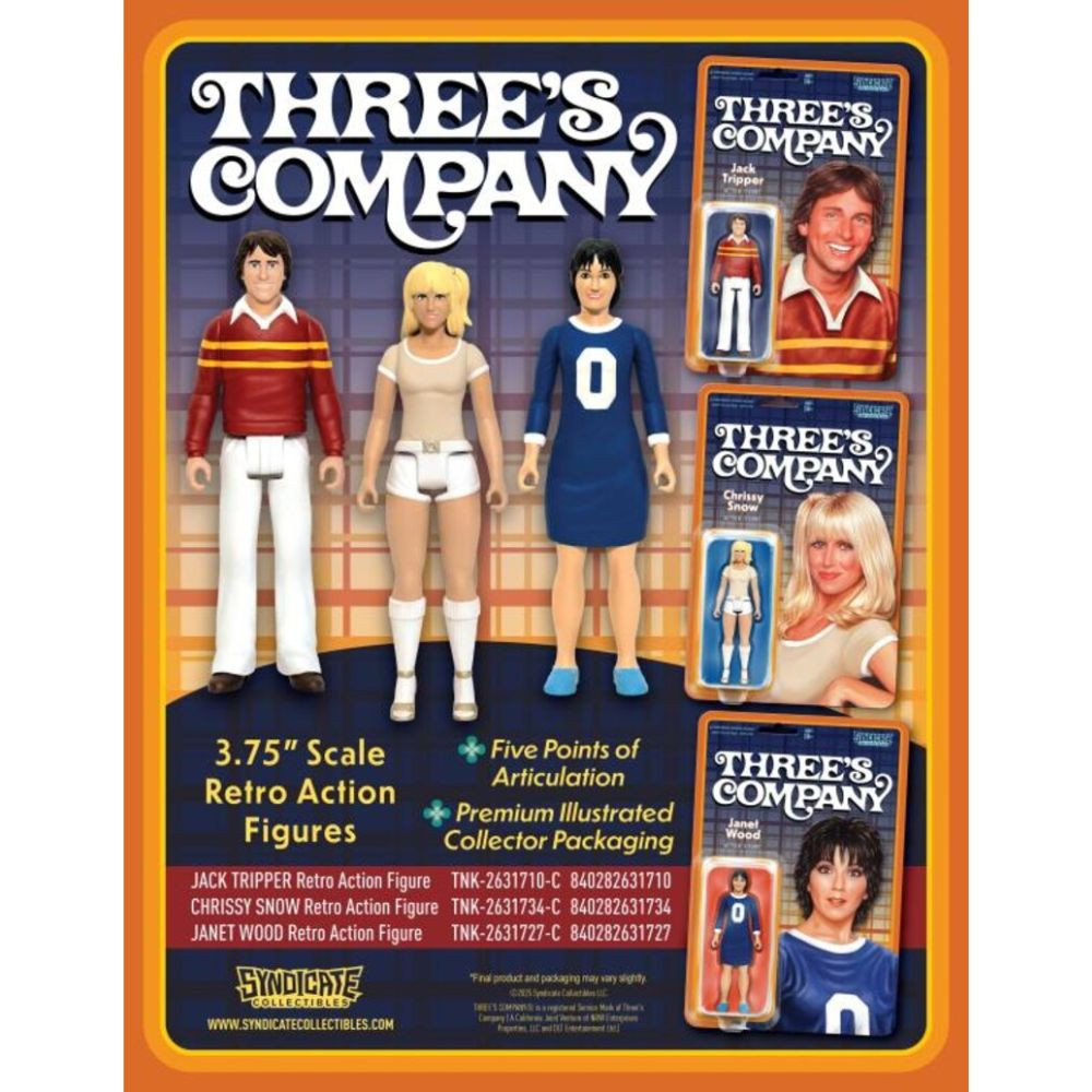 Janet Wood Three's Company 3.75" Retro Action Figure Canada ...