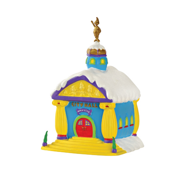Department 56 Grinch Village Who-ville City Hall - Imperfect box ...