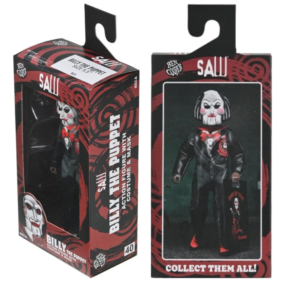 Billy the Puppet SAW Ben Cooper Costume Series 9 6-Inch Clothed Action ...