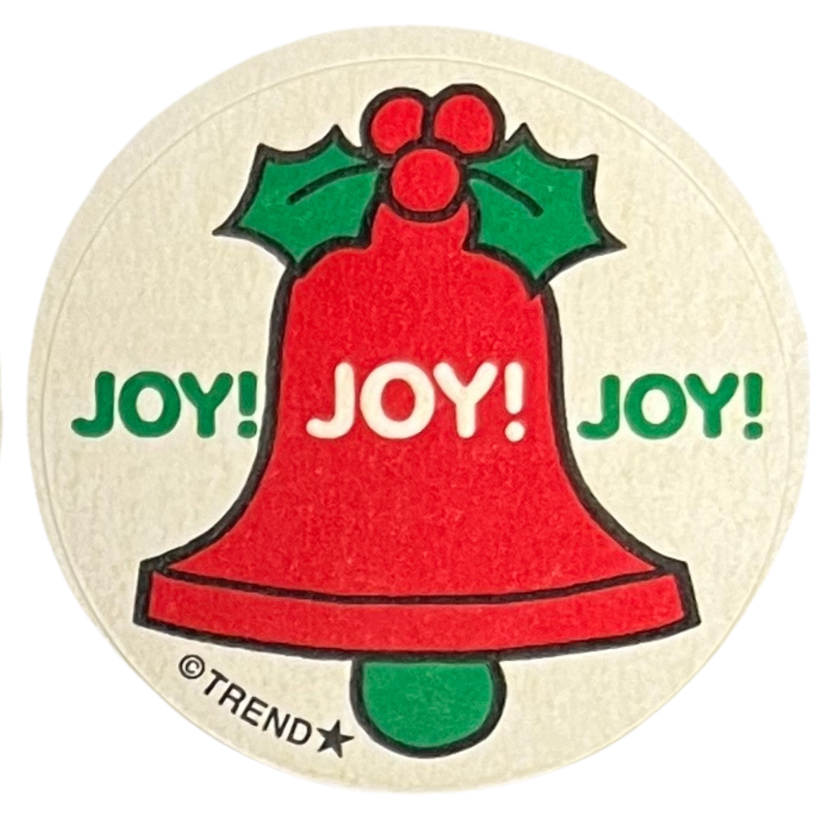 Joy! Joy! Joy! Holiday Cheer Scent Retro Scratch 'n Sniff Stickers ...