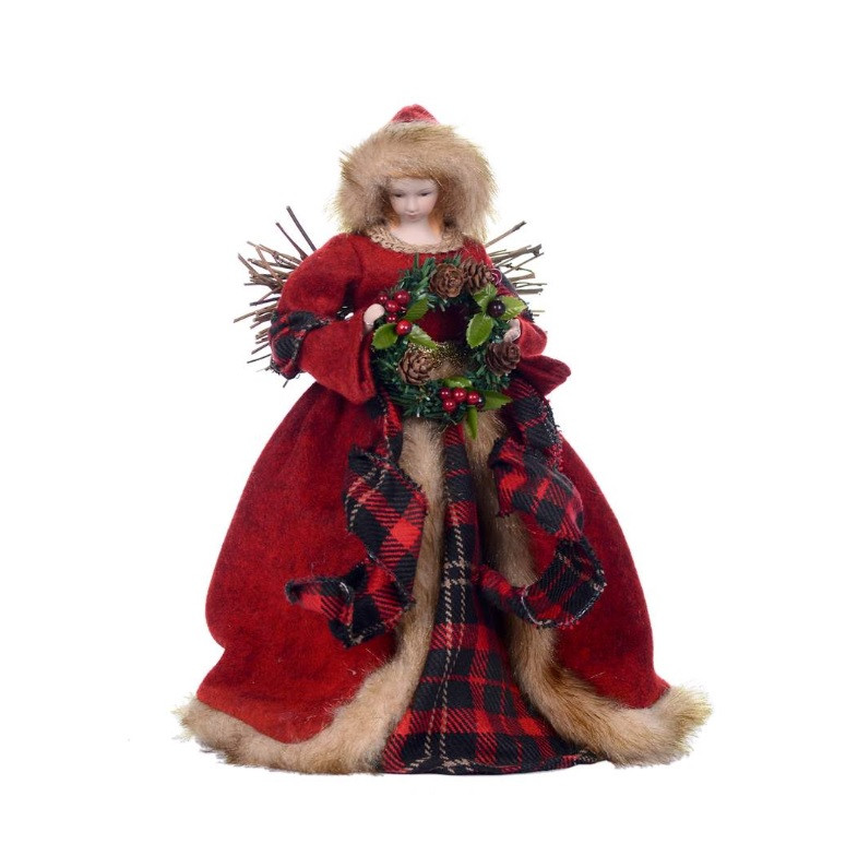 Canadian Angel Christmas Tree Topper - RetroFestive.ca