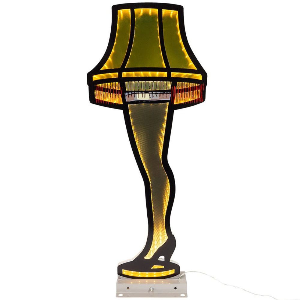 24-Inch A Christmas Story Leg Lamp Infinity Light with Base ...