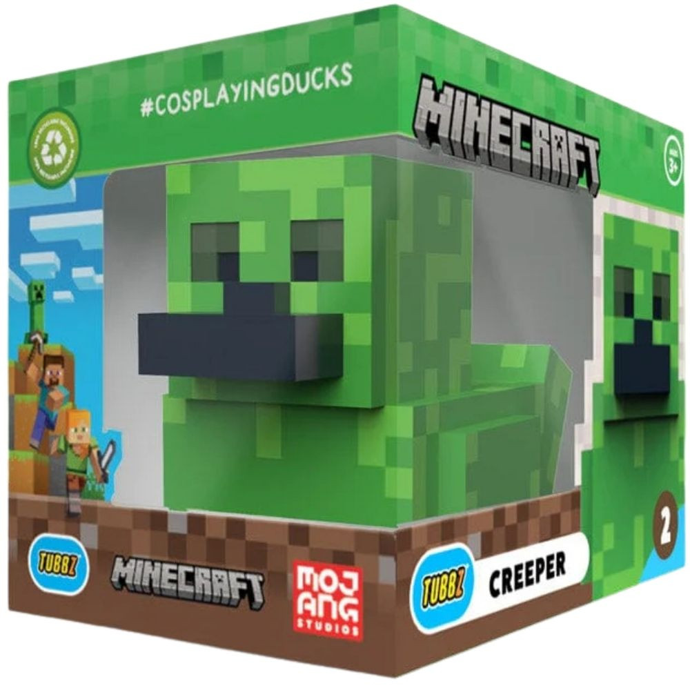 TUBBZ Minecraft Creeper Rubber Duck - RetroFestive.ca