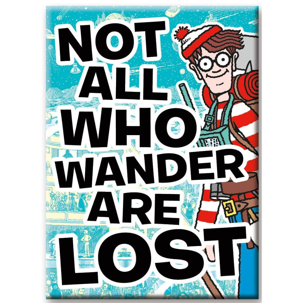 Where's Waldo? Flat Magnet - RetroFestive.ca