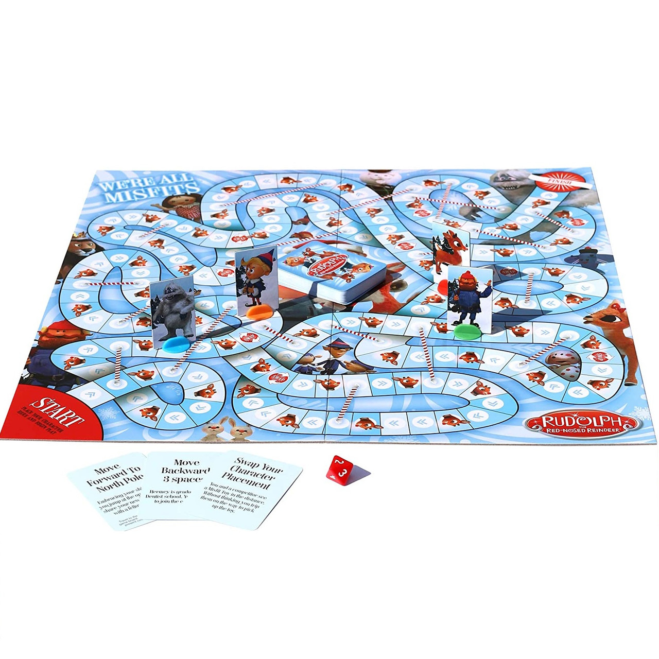 Rudolph the Red-Nosed Reindeer Christmas Journey Board Game ...