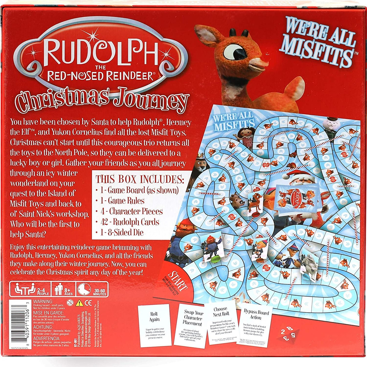Rudolph the Red-Nosed Reindeer Christmas Journey Board Game ...