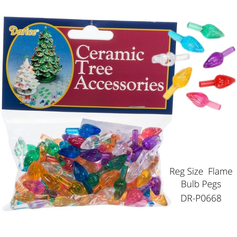Ceramic Christmas Tree Replacement Pegs Bulbs Canada | RetroFestive.ca