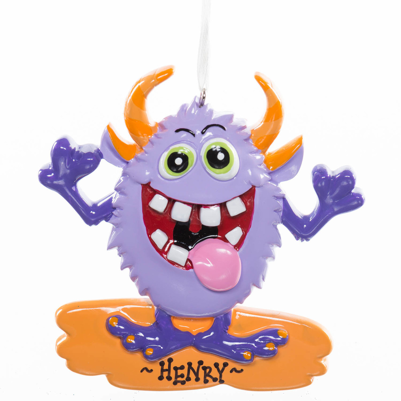 Goofy Monster Personalized Ornaments - RetroFestive.ca